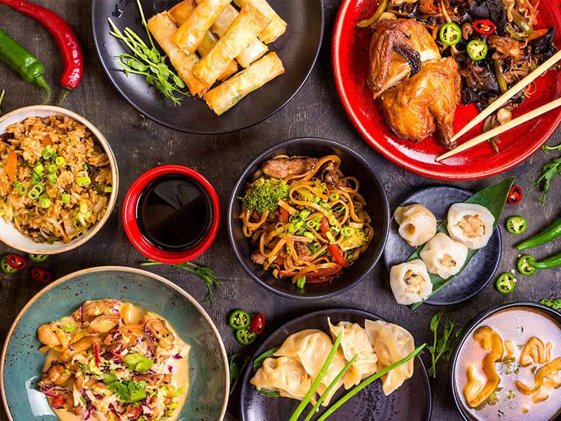 What is the difference between Chinese food and continental food?