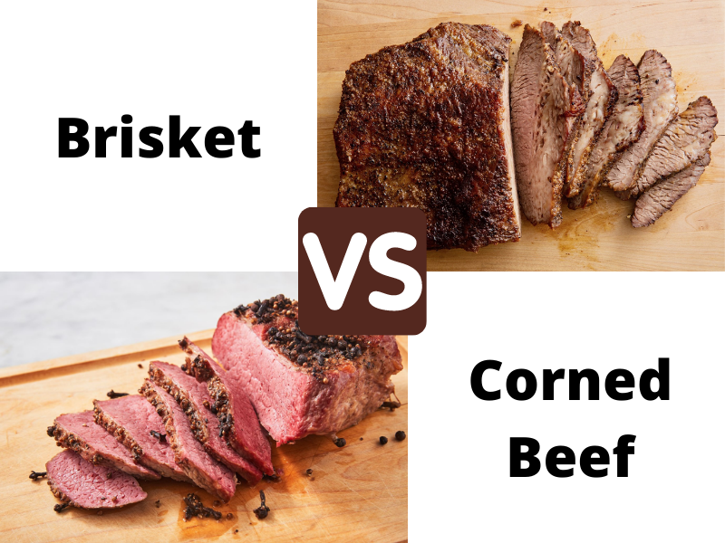 What is the difference between corned beef brisket and regular brisket?