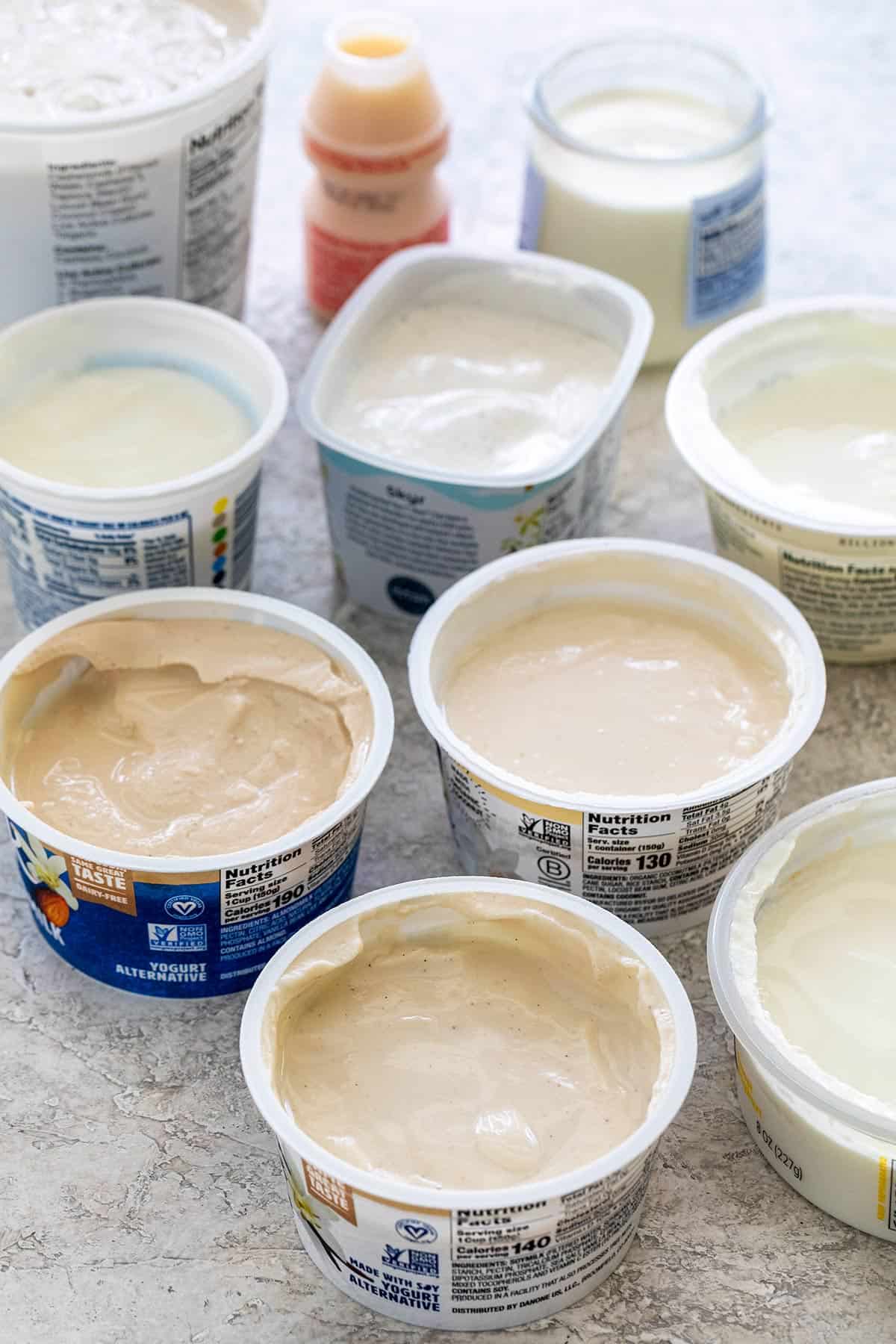 What is the difference between different types of yogurt?