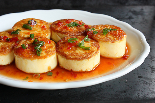 What is the difference between egg tofu and tofu scallops?