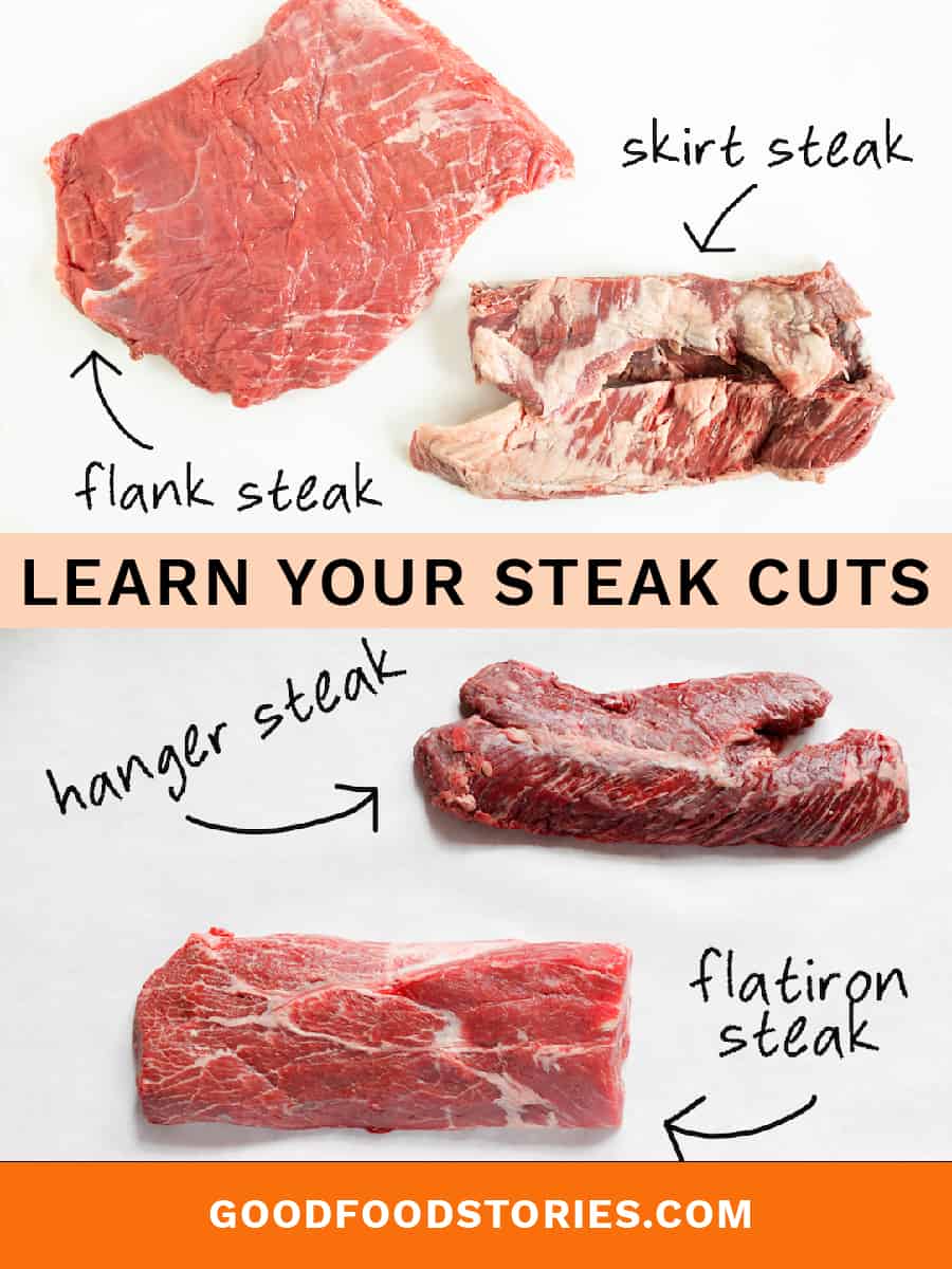 What is the difference between flat iron steak and flank steak?