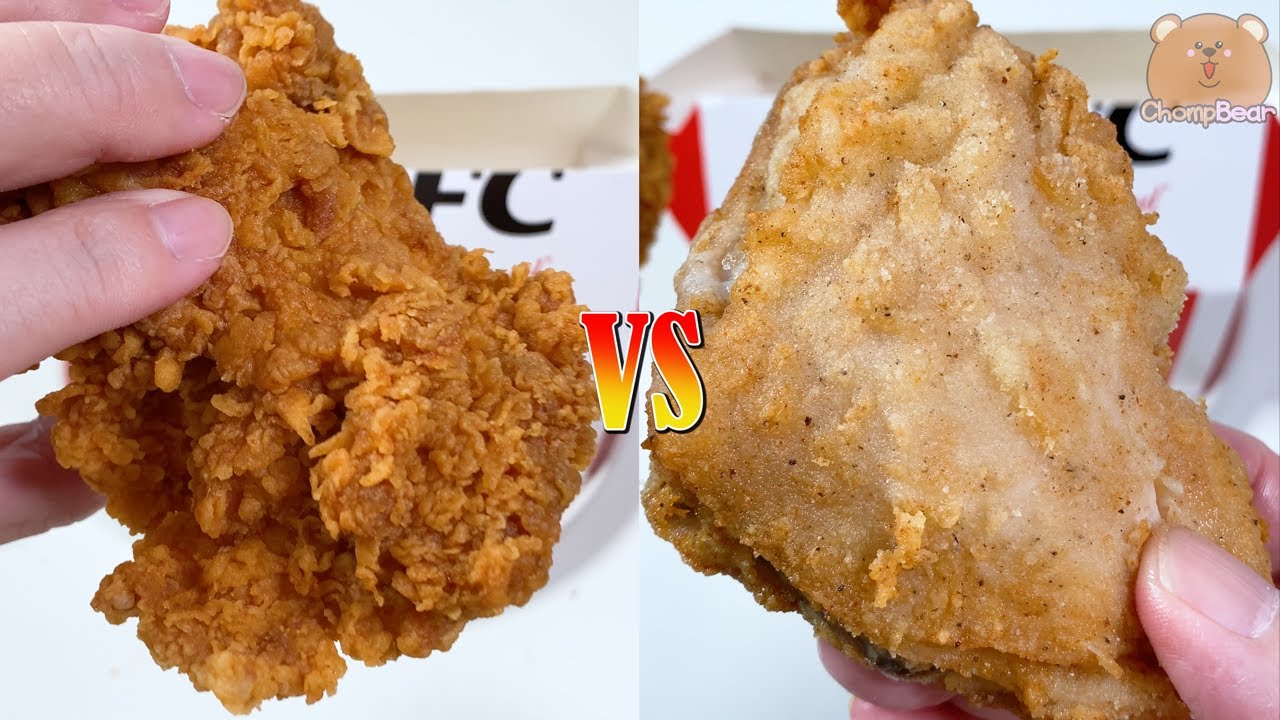 What is the difference between fried chicken and crispy chicken?