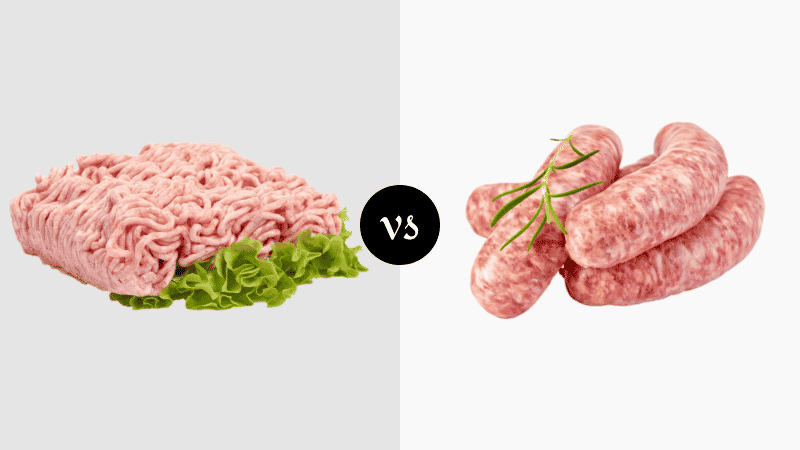 What is the difference between ground pork and sausage?