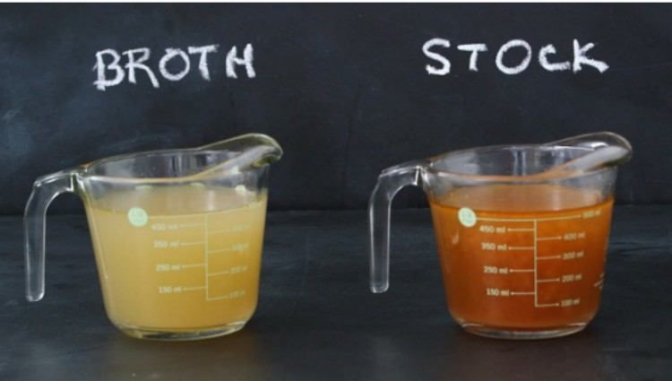 What is the difference between juice and broth?