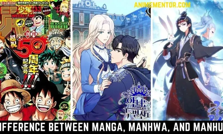 What is the difference between manga and manhua?