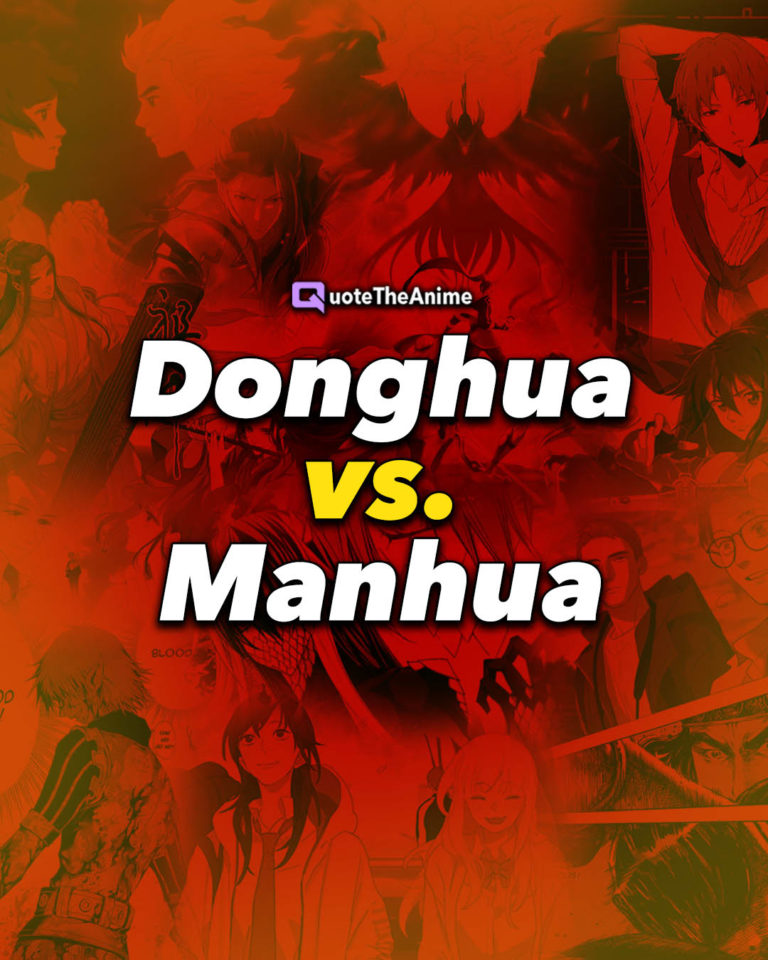 What is the difference between manhua and Donghua?