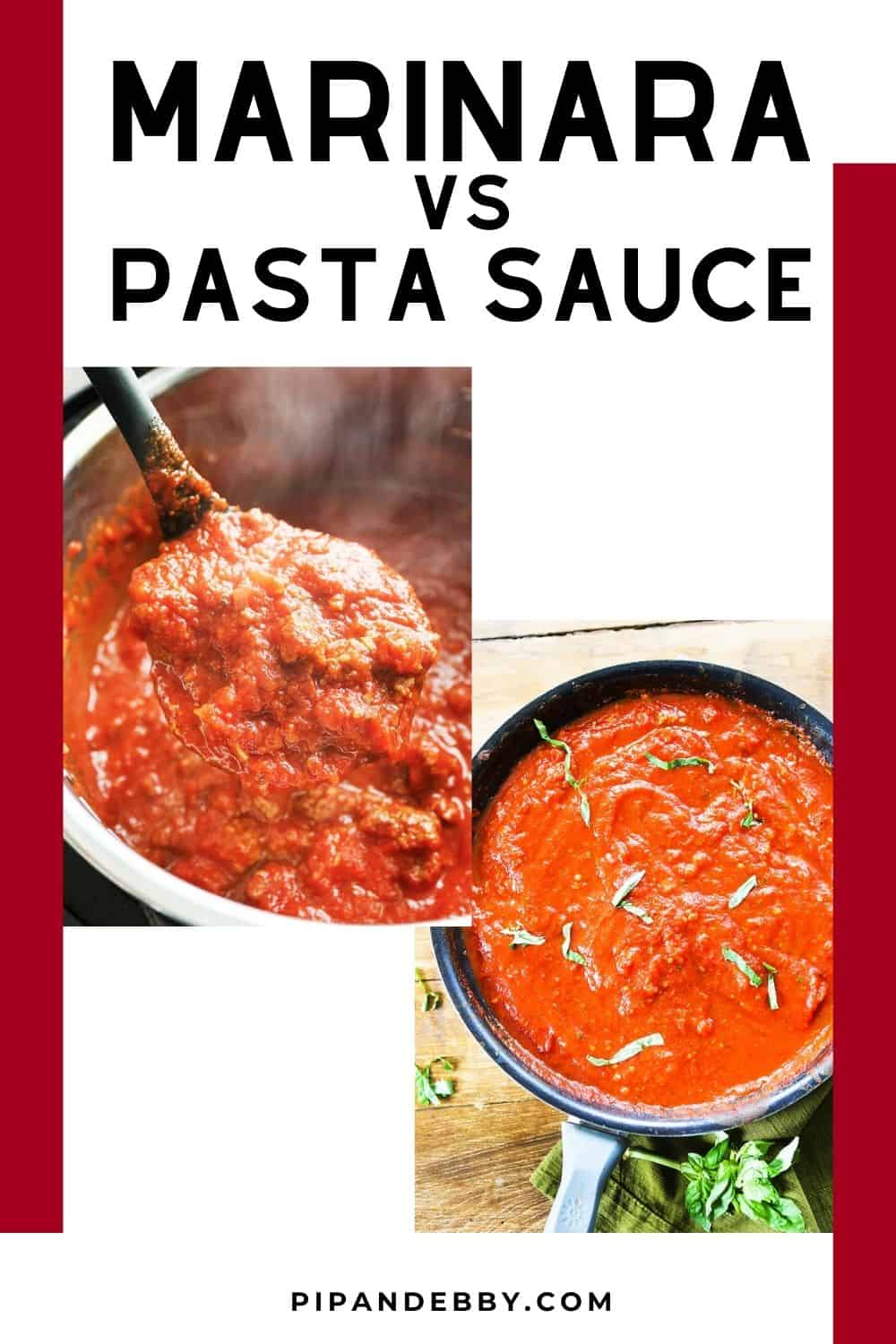 What is the difference between meat sauce and spaghetti sauce?