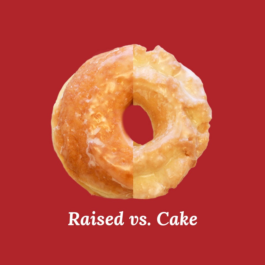 What is the difference between old fashioned donuts and regular donuts?