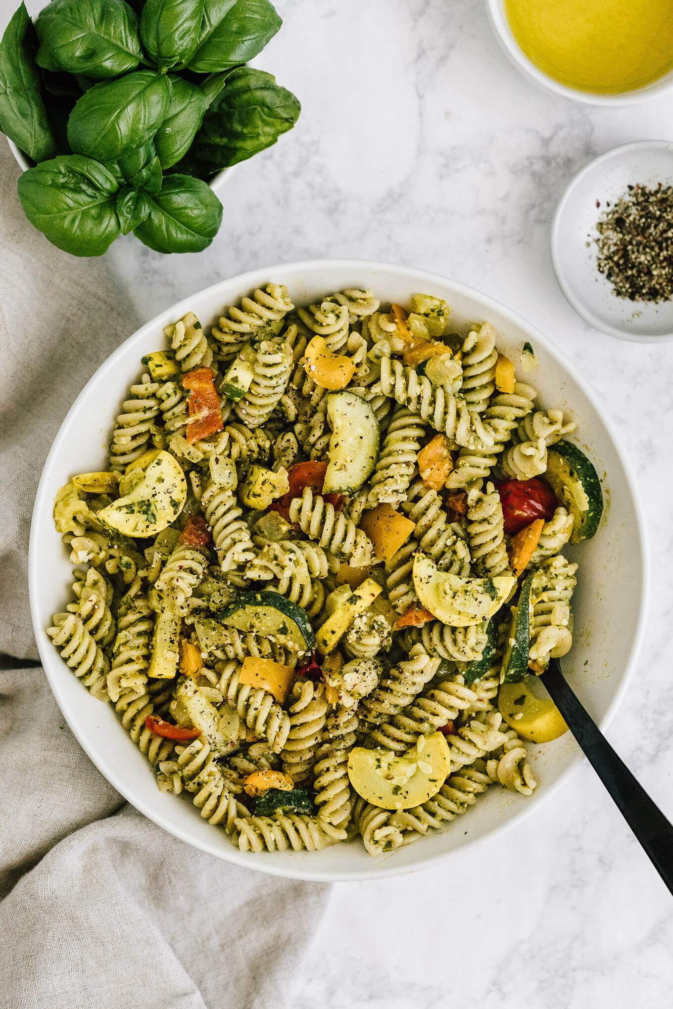 What is the difference between pesto and pasta?