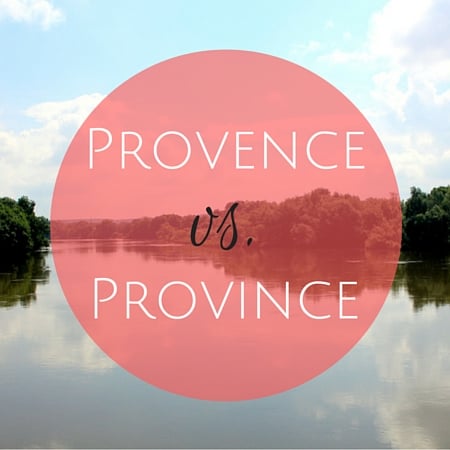 What is the difference between province and Provence?