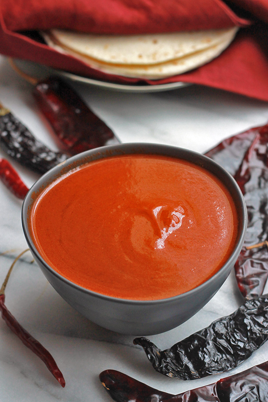 What is the difference between red chile sauce and red enchilada sauce?