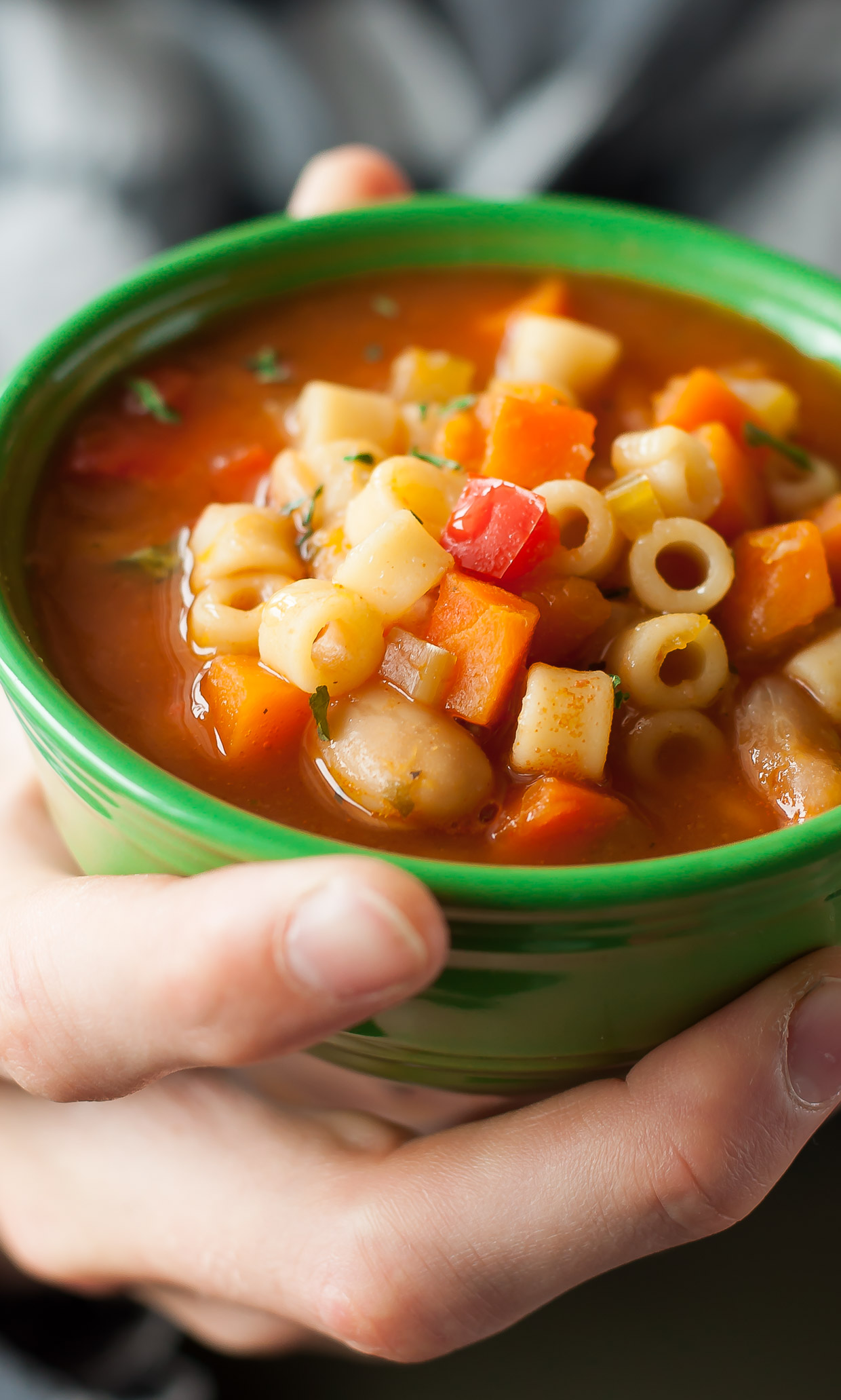 What is the difference between vegetable and minestrone soup?