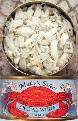 What is the difference between white and pink crabmeat?