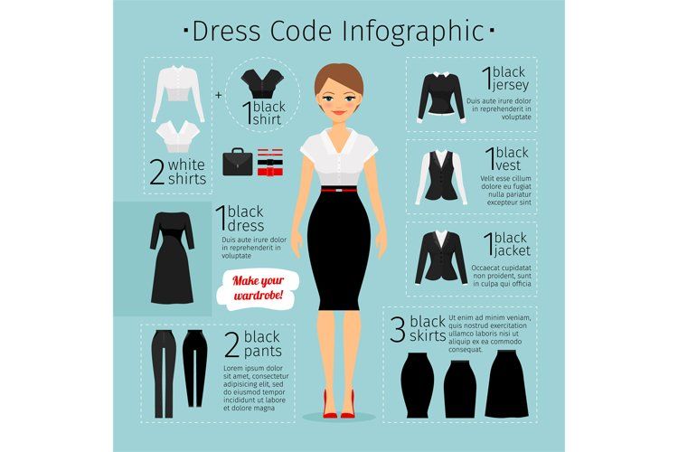 What is the dress code for business woman?