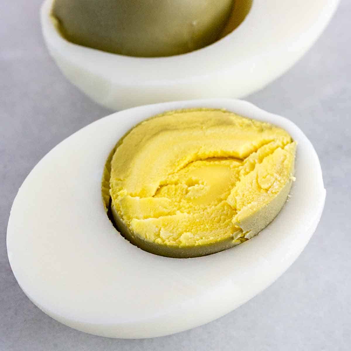 What is the effect of overcooked egg?