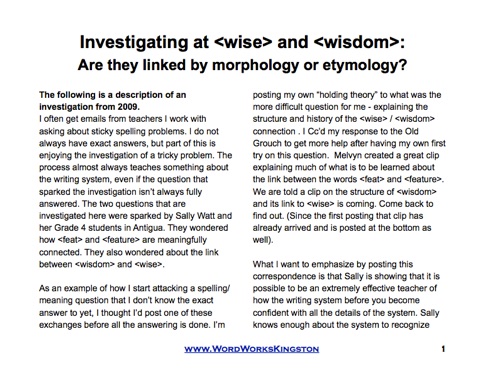 What is the etymological meaning of morphology?