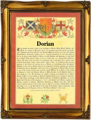 What is the etymology of the word Dorian?