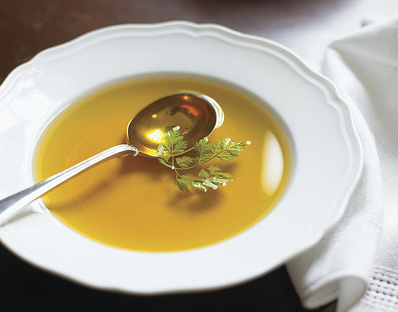 What is the example of consommé?
