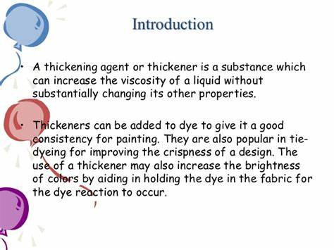 What is the function of thickener?