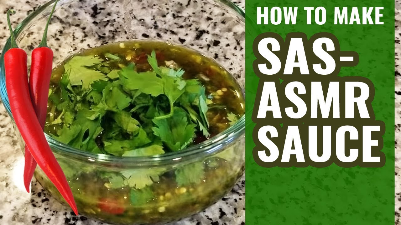 What is the green sauce SAS Asmr uses?