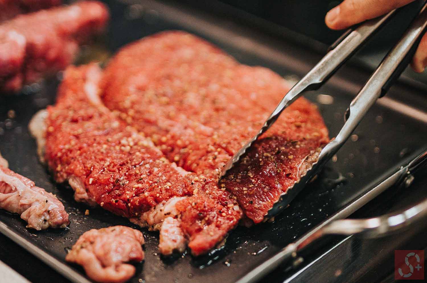 What is the hard white stuff in meat?