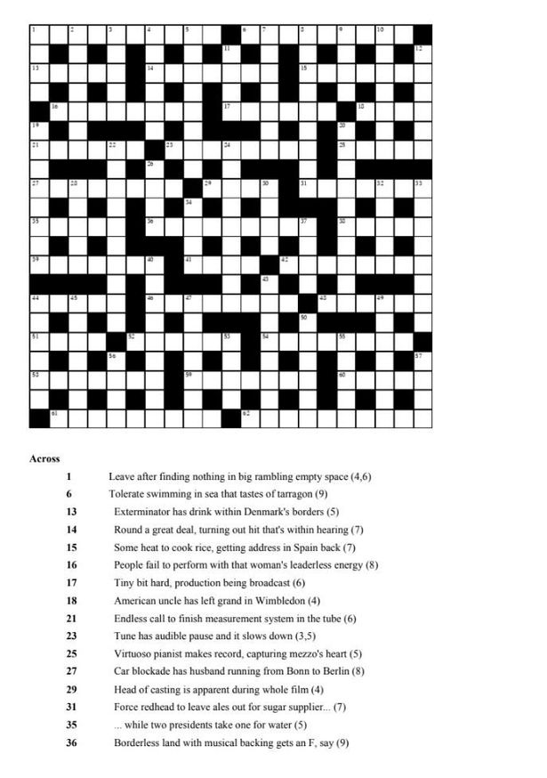 What is the hardest Crossword Puzzle Day?