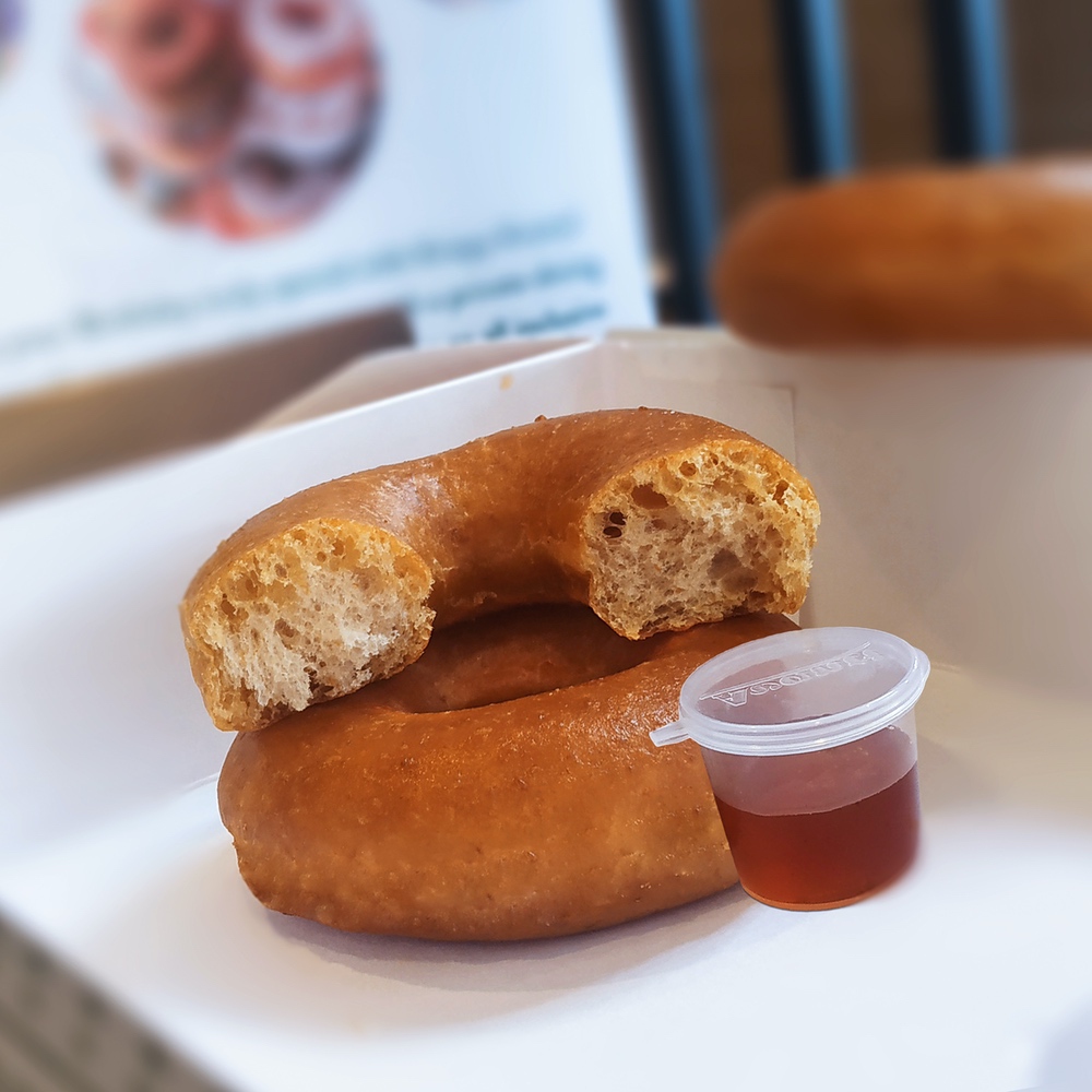 What is the healthiest donut at Krispy Kreme?
