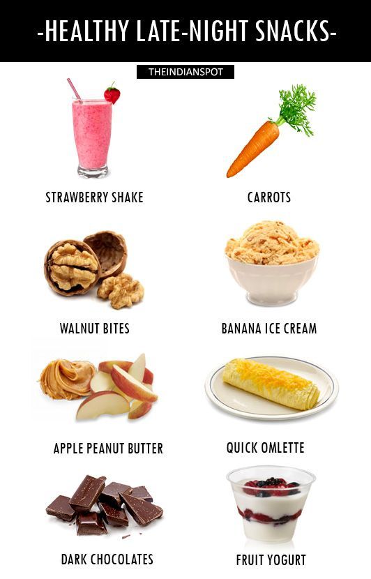 What is the healthiest late night snack?