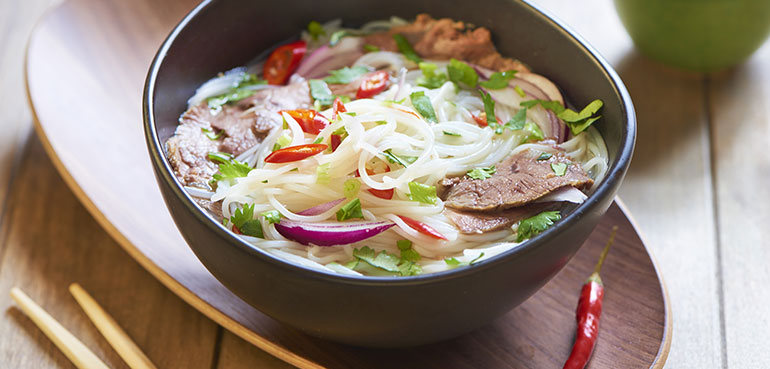 What is the healthiest pho option?