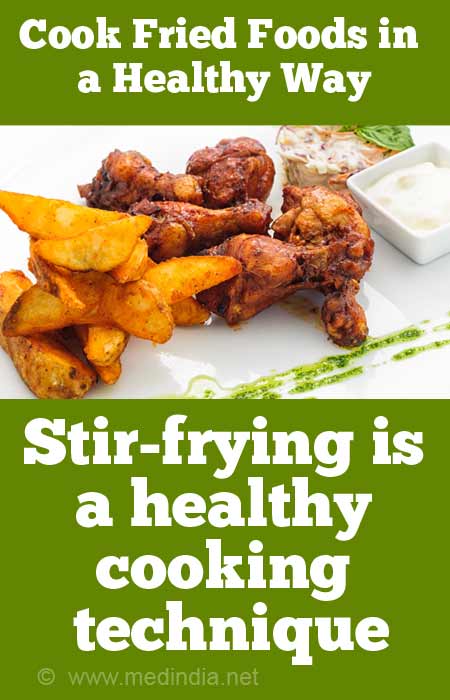 What is the healthiest way of frying food?