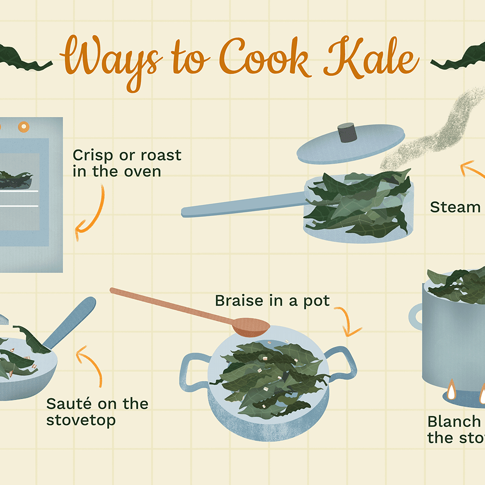 What is the healthiest way to cook kale?