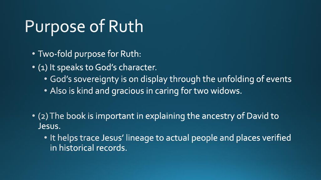 What is the importance or significance of the Book of Ruth?