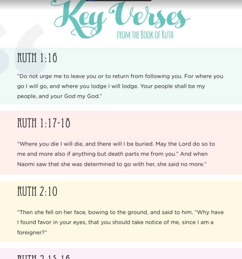 What is the key message of Ruth?