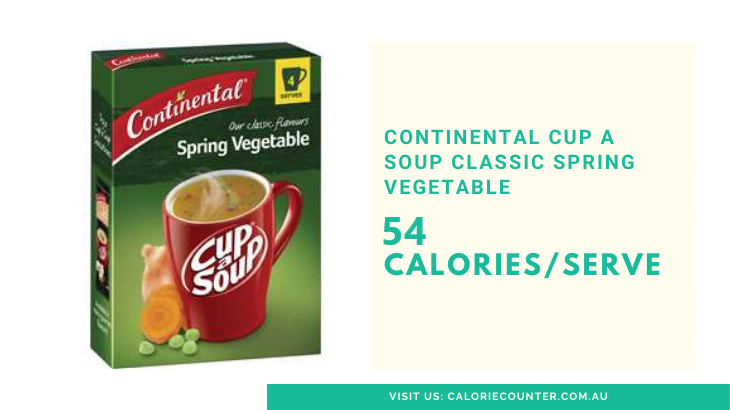 What is the lowest calorie Cup-a-Soup?