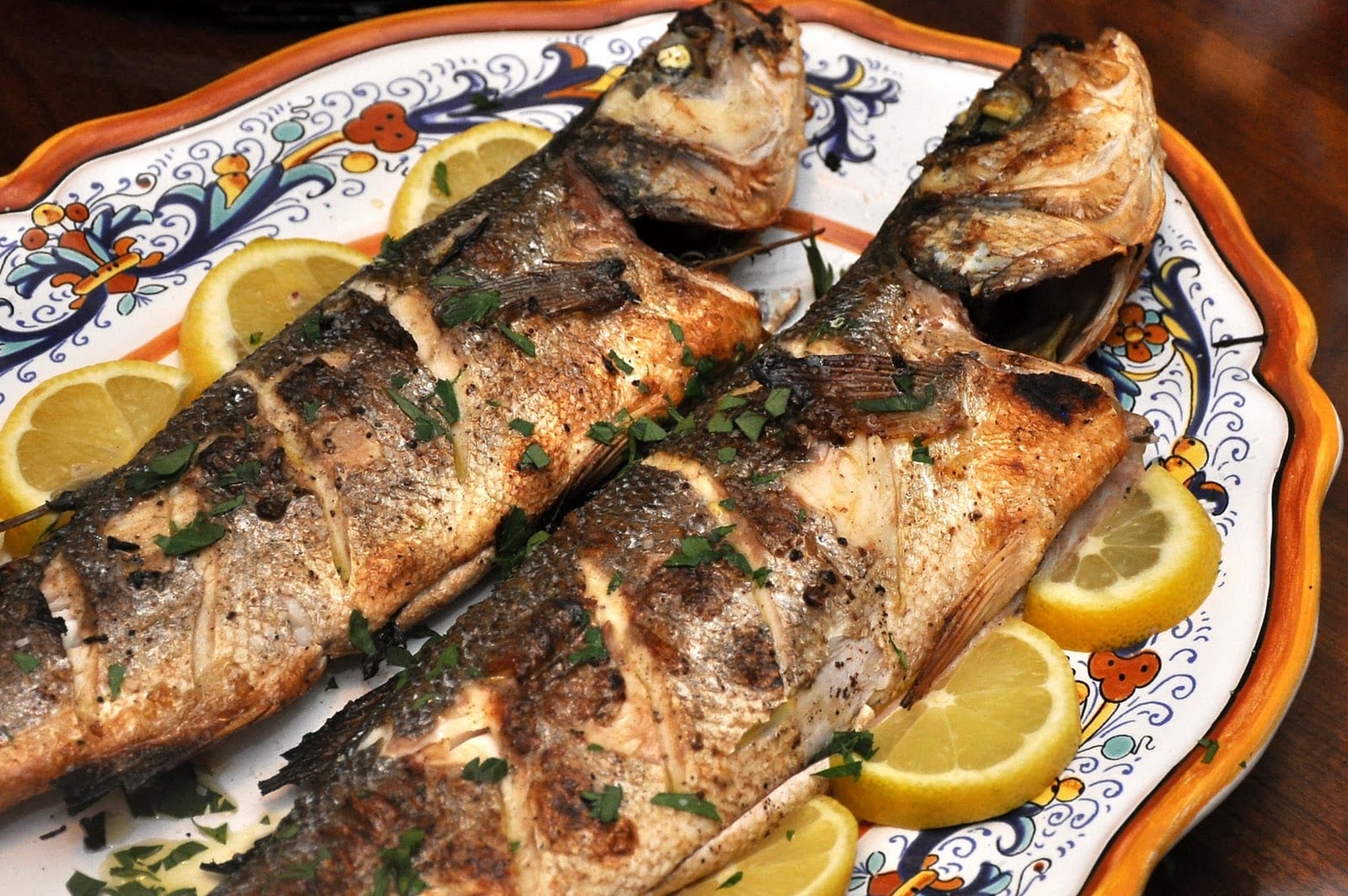 What is the meaning of grilled fish?