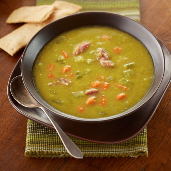 What is the meaning of split pea soup?