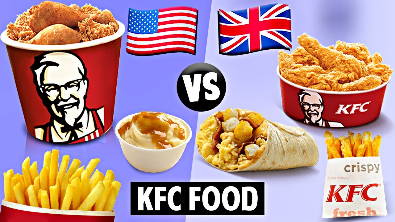 What is the menu for KFC in America?
