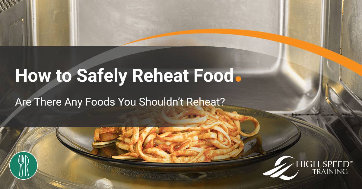 What is the minimum time required to reheat food?