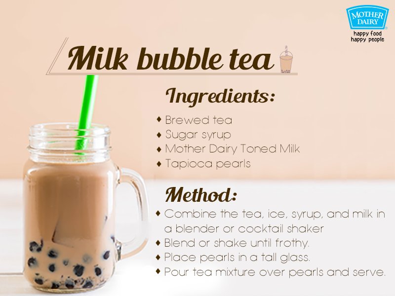 What is the mixture of milk tea?