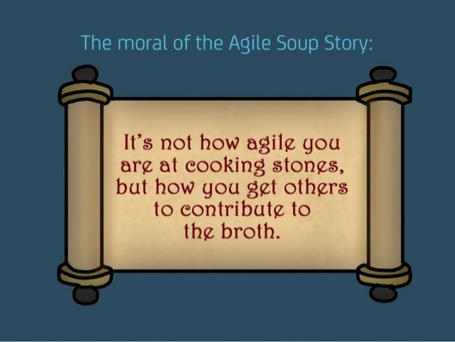 What is the moral lesson of Stone Soup?