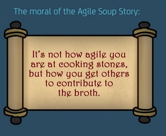 What is the moral of the story the Stone Soup?