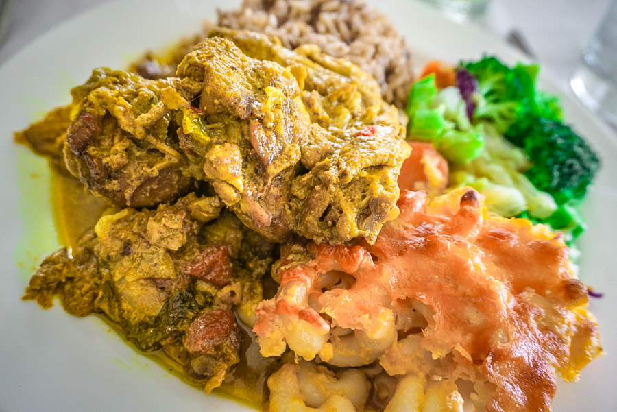 What is the most common food in the Caribbean?