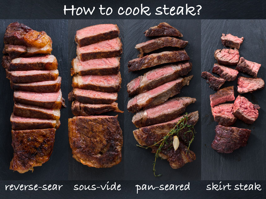 What is the most common way to cook steak?
