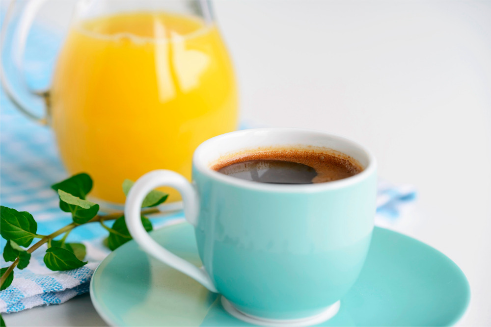 What is the most popular breakfast beverage?