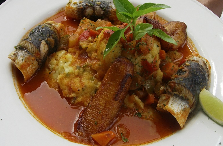What is the national dish of the Caribbean countries?