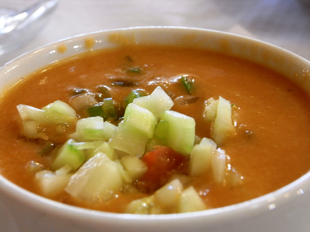 What is the national soup of France and Spain?