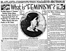 What is the old definition of feminism?