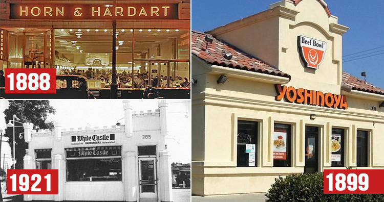 What is the oldest fast food restaurant chain?