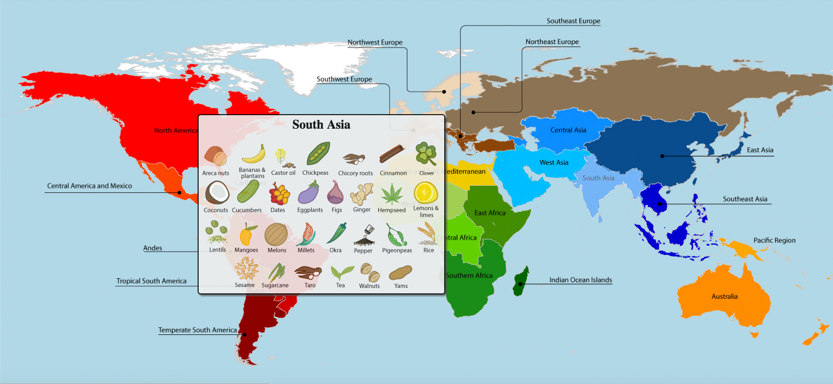 What is the origin of food and agriculture?