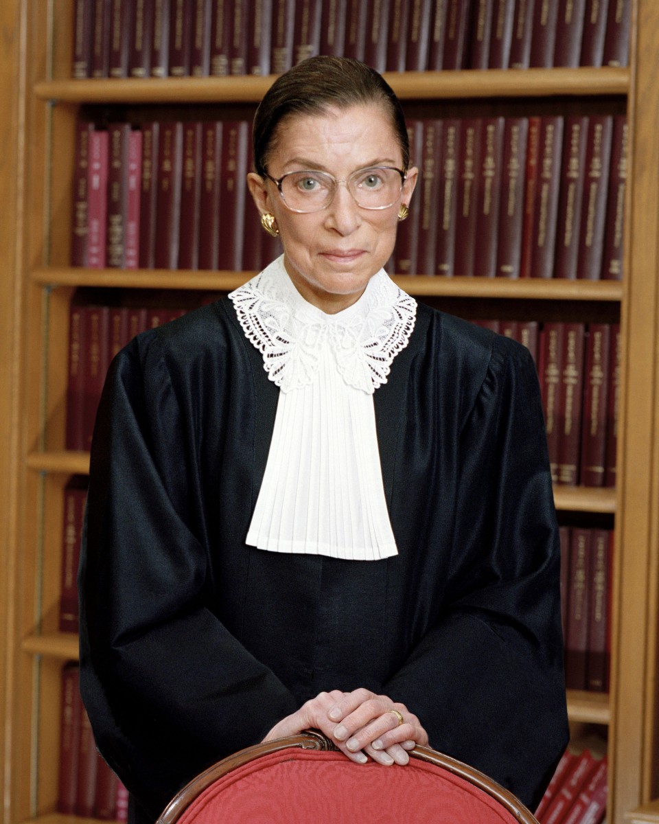 What is the origin of Ruth Bader Ginsburg?